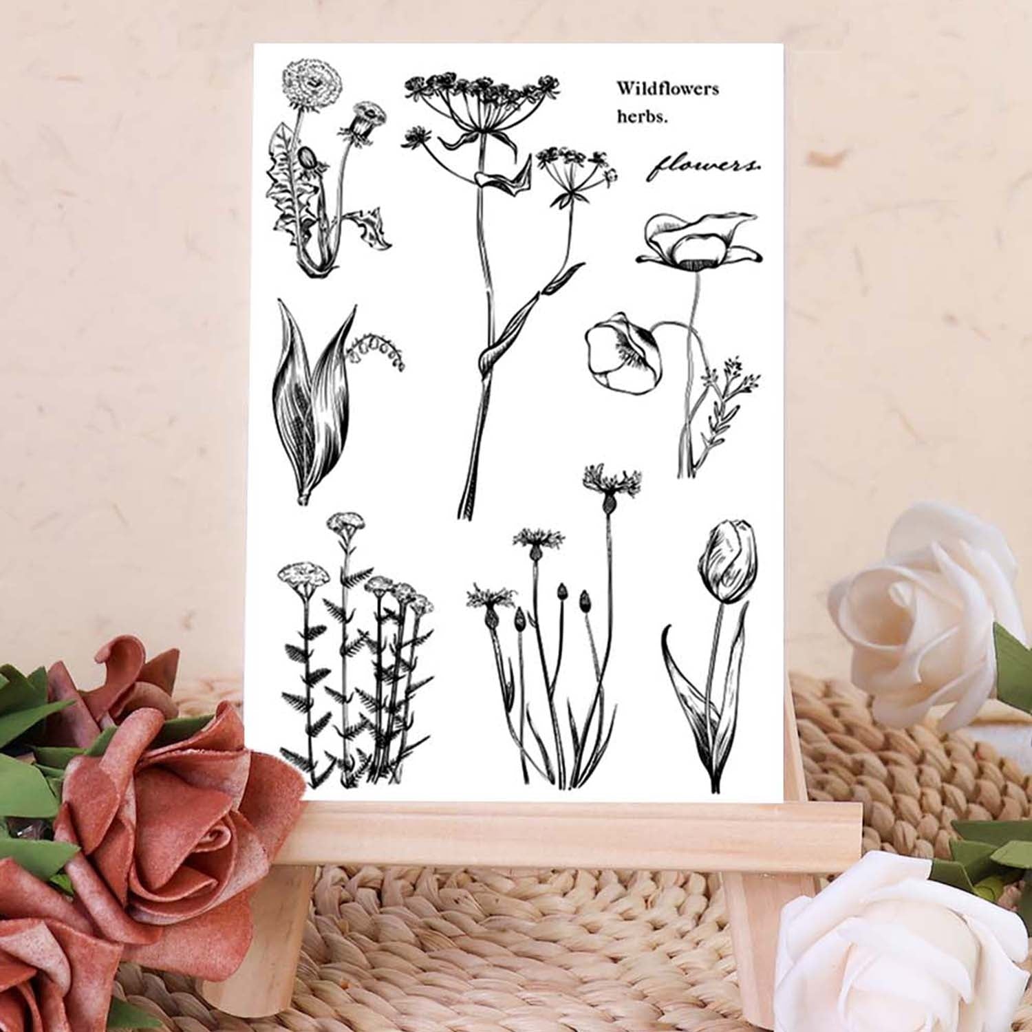 Wildflowers Transparent Silicone Stamps – Stamprints