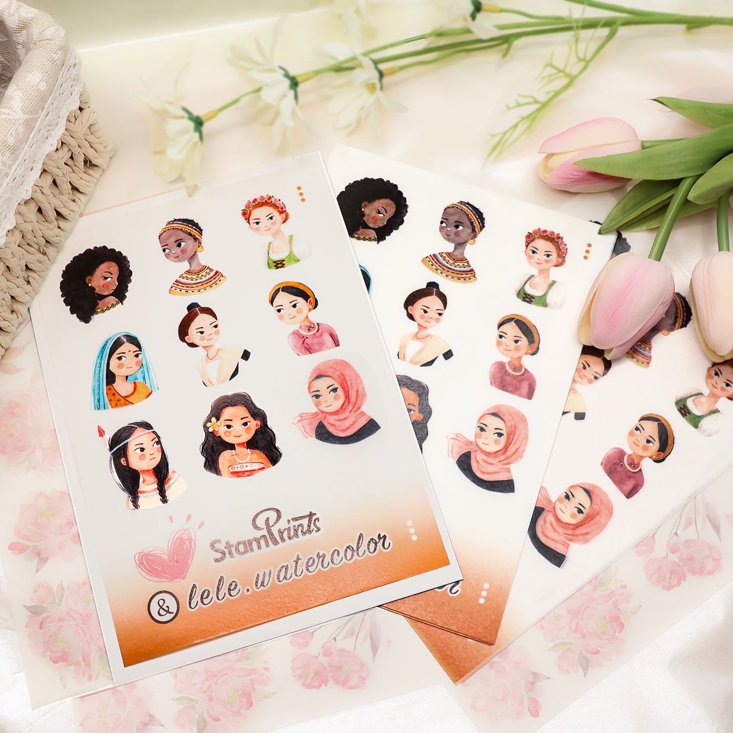 World Women Stickers - Celebrating Diversity and Empowerment
