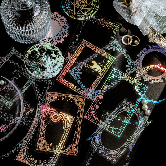 Shining Starlight Holographic Frame PET Sticker Pack-Deco |Stamprints