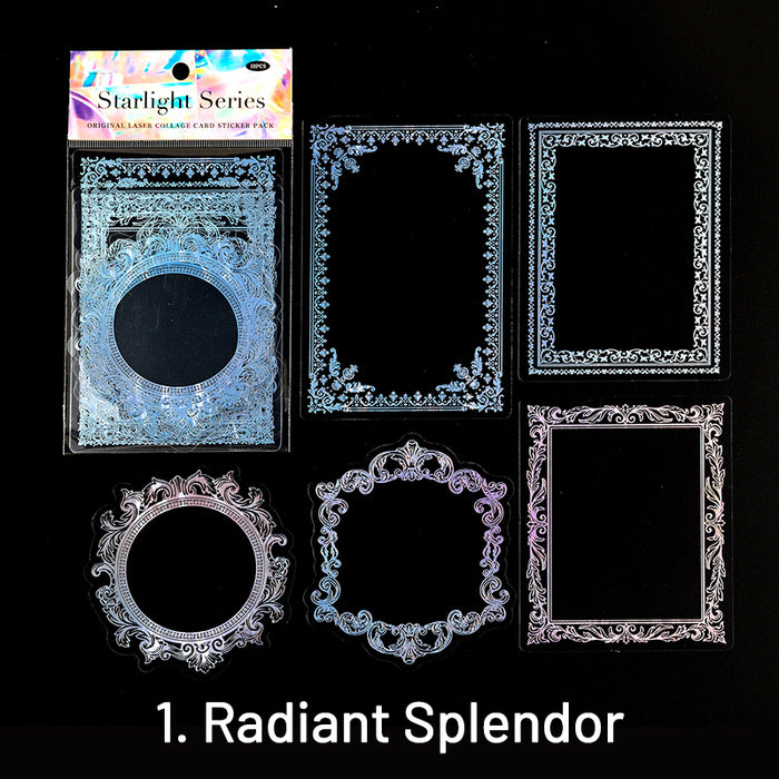 Shining Starlight Holographic Frame PET Sticker Pack-Deco |Stamprints