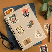 Retro Renaissance Stamp Vinyl Stickers - Classic Art Decorative Labels ...