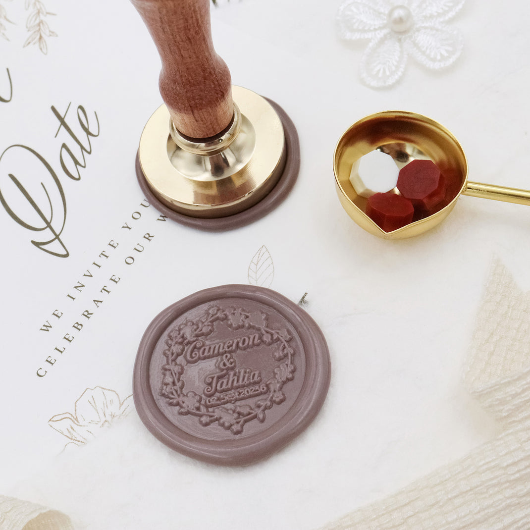 Custom Wax Seal Stamps | Personalized Sealing Wax Stamps | Stamprints