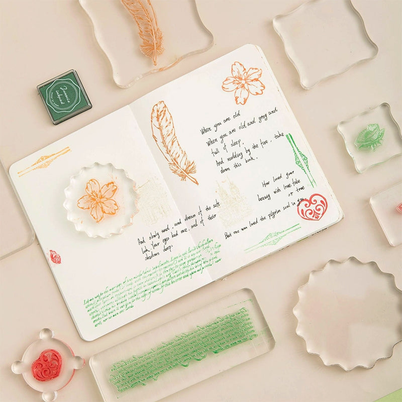 Acrylic Rubber Stamp Block | Silicone Seal Stamping