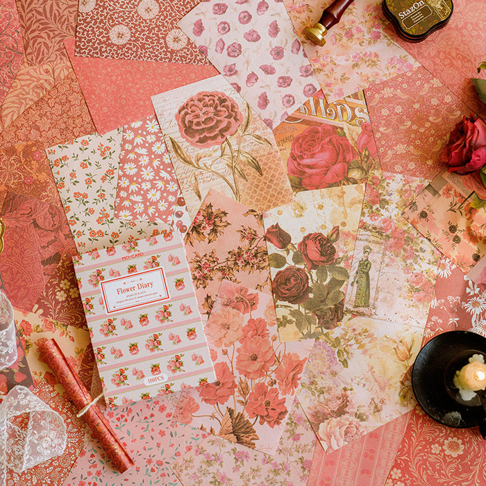 Book of Botany Vintage Plant Scrapbook Paper Book-Art Journal | Stamprints