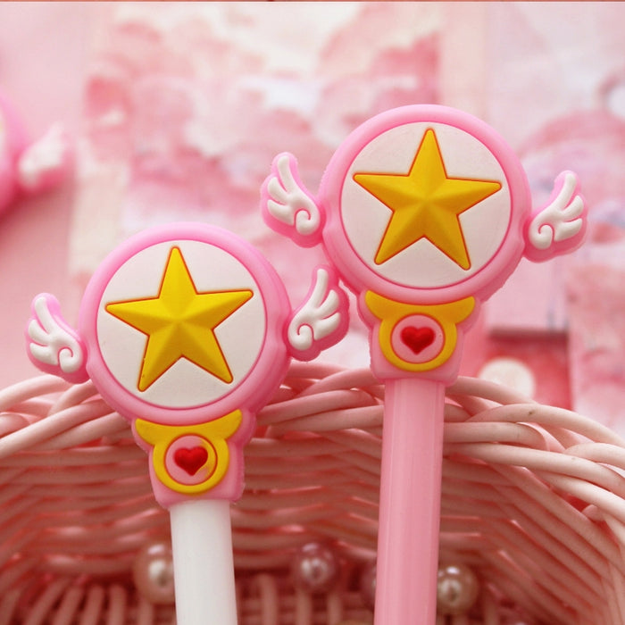 Cartoon Anime Cardcaptor Sakura Magic Scepter Gel Pen - Stationery Pens ...