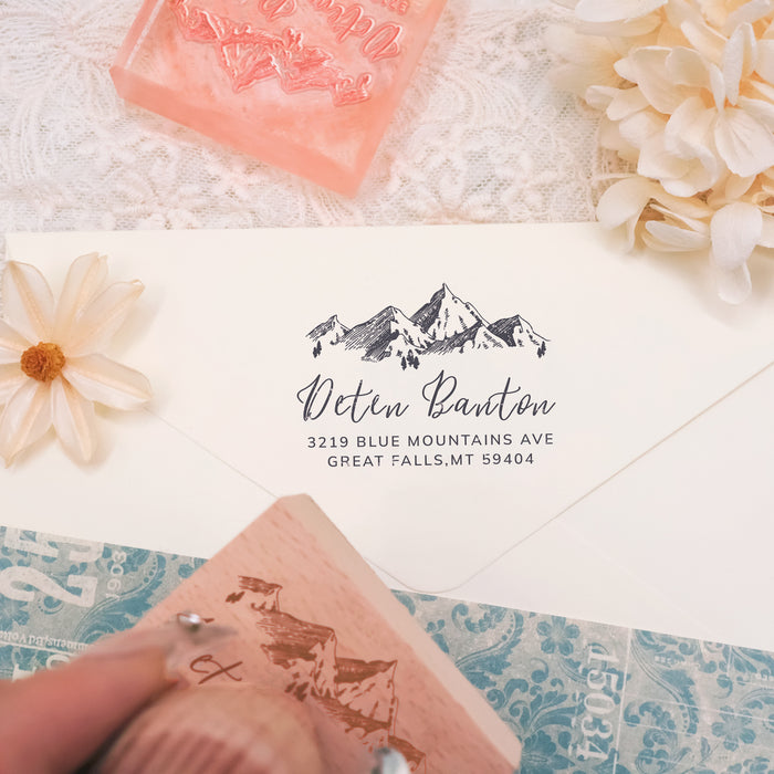 Custom Address Return Rubber Stamp with Your Signature Artwork (27 ...