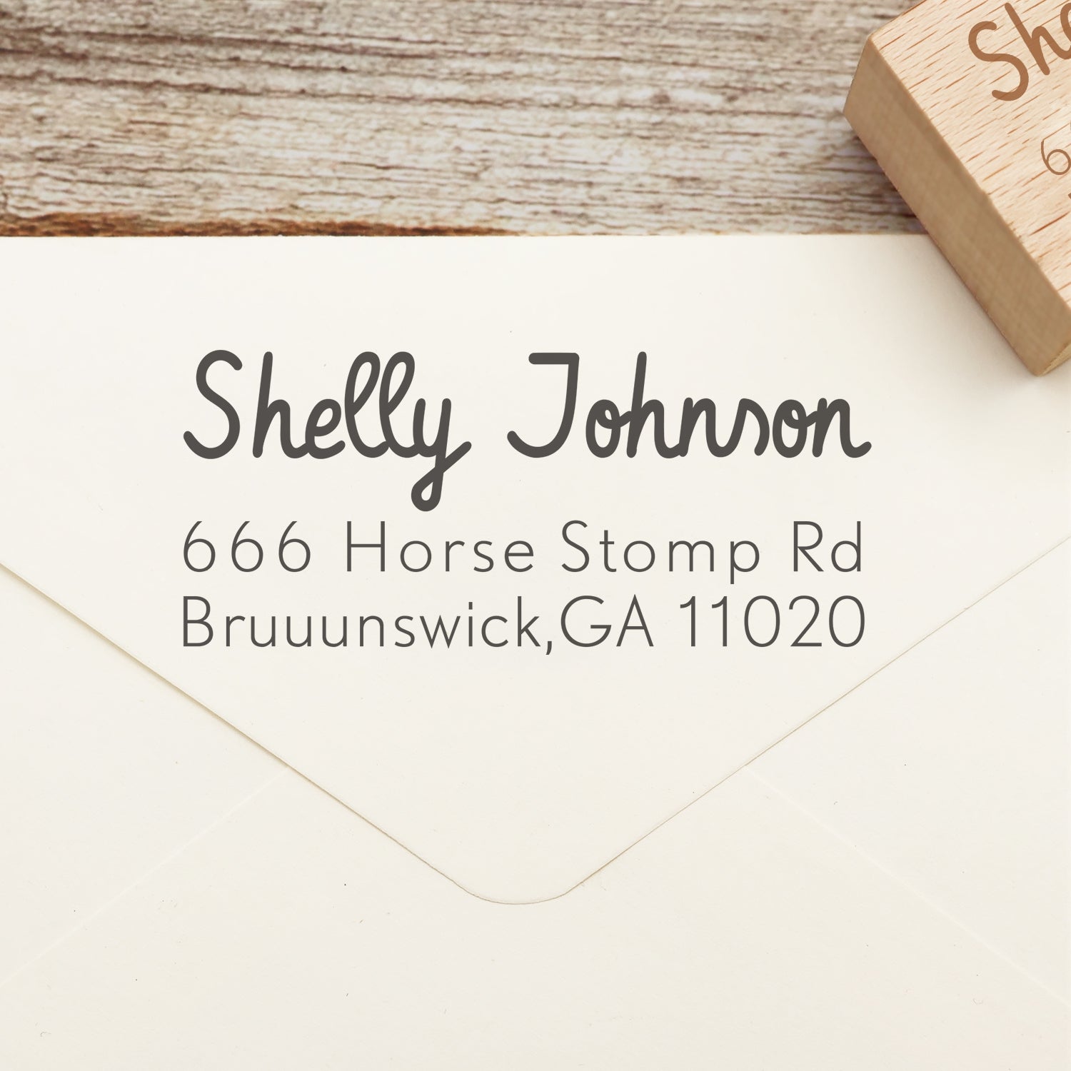 Add Elegance to Your Mailing Needs with Custom Rectangular Handwriting ...