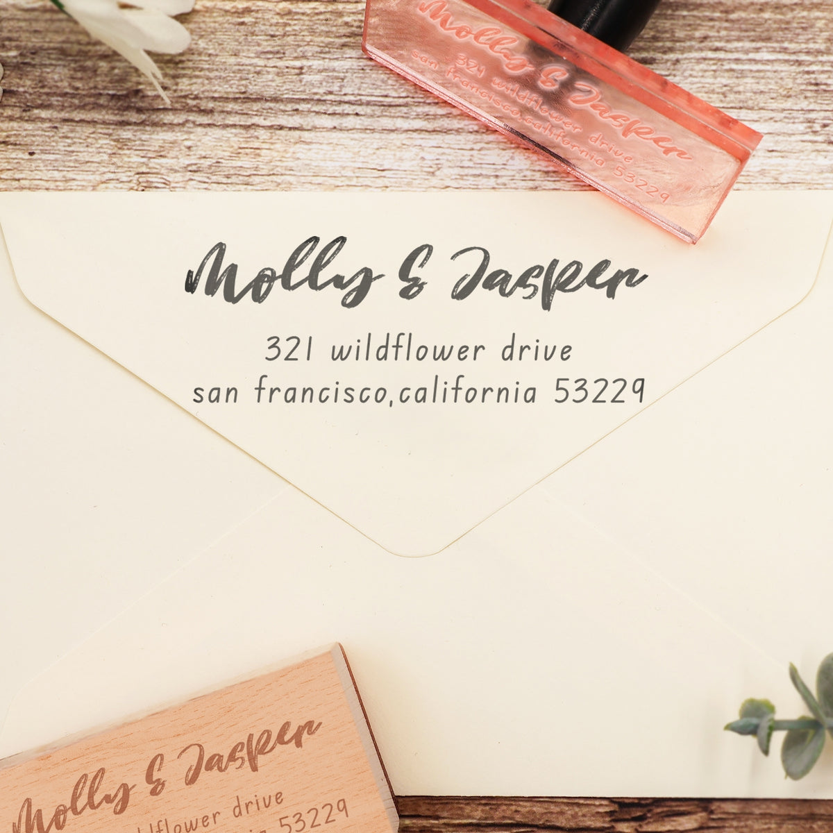 Add Elegance to Your Mailing Needs with Custom Rectangular Handwriting ...