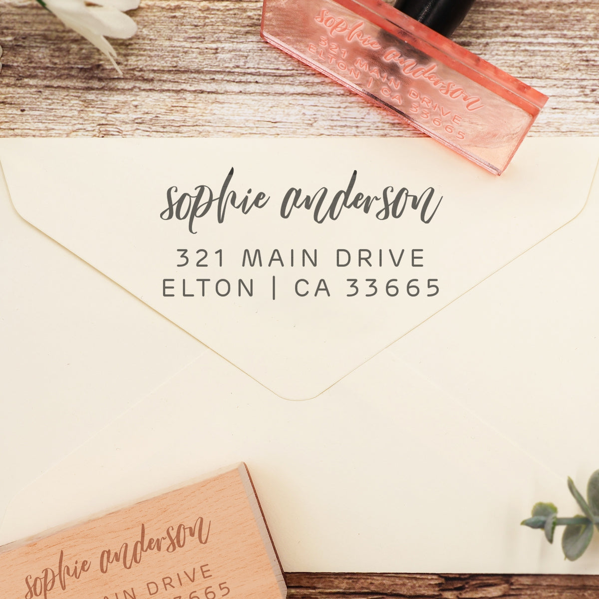 Add Elegance to Your Mailing Needs with Custom Rectangular Handwriting ...