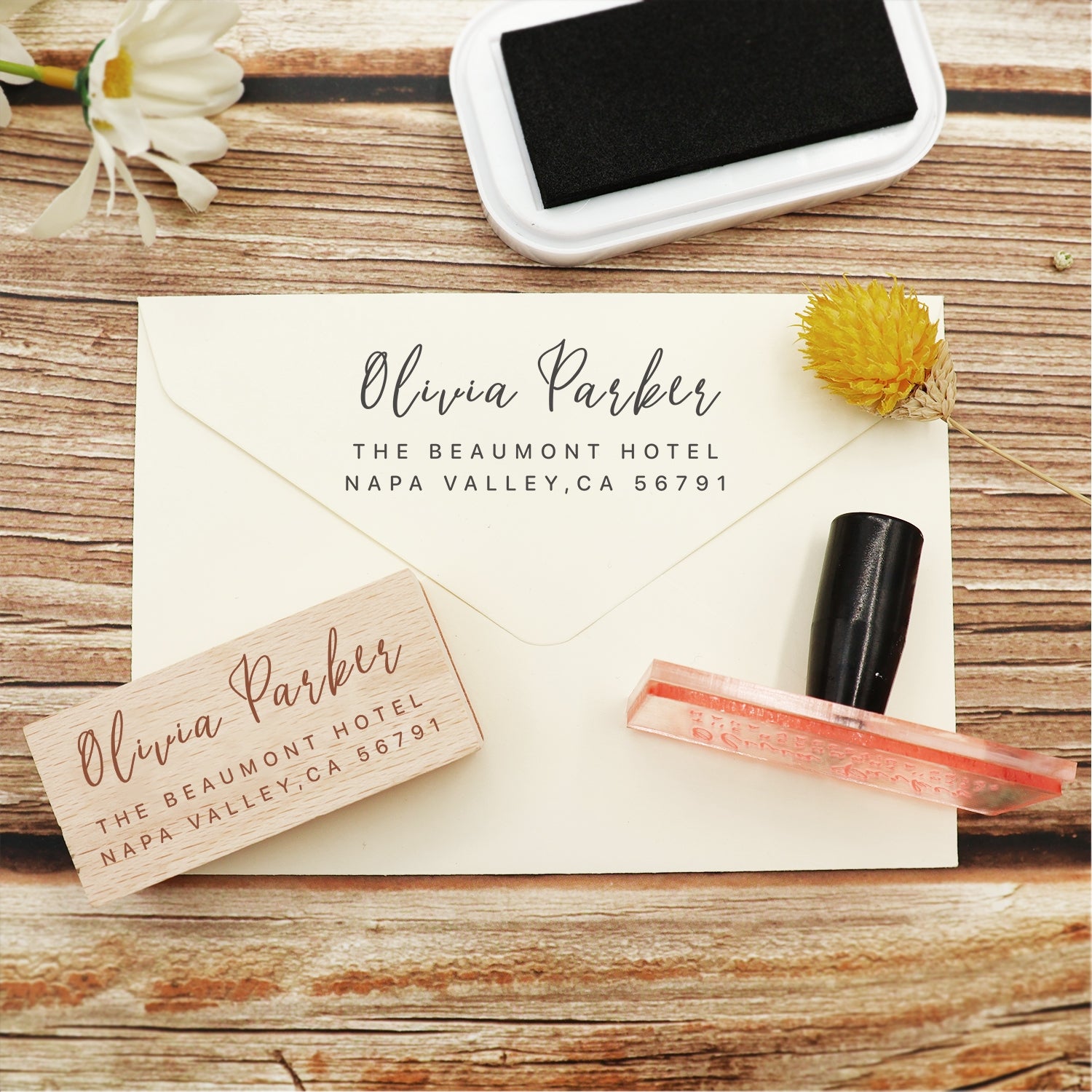 Custom Handwriting Address Return Rubber Stamp | Stamprints
