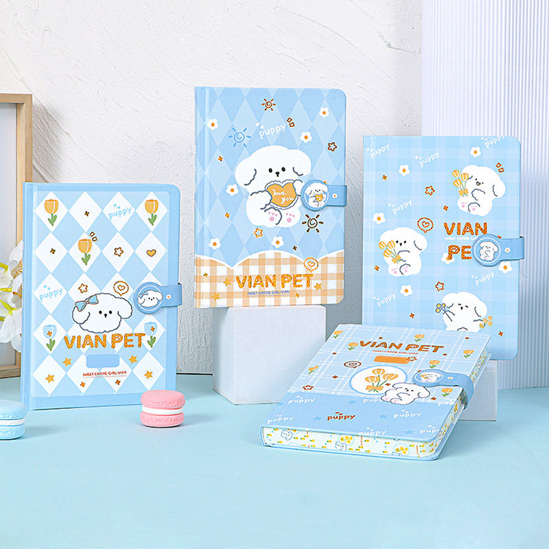 Cute Cartoon Anime Girl Diary Notebook Set - Journals | Stamprints