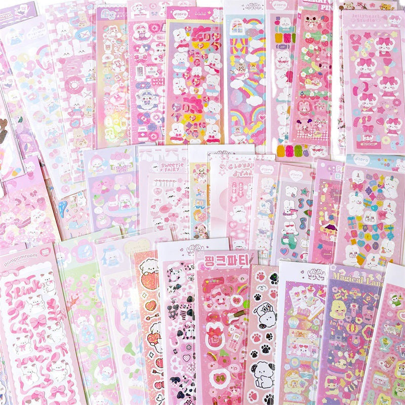 Adorable Cartoon Vinyl Sticker Pack | Stamprints Decorative Collection