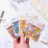Clear Line Crayon Transparent Stickers | Cute Simple Design | Stamprints