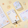 Clear Line Crayon Transparent Stickers | Cute Simple Design | Stamprints
