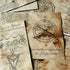 Vintage Coffee Dyed Paper for Dark Magic Junk Journals | Stamprints