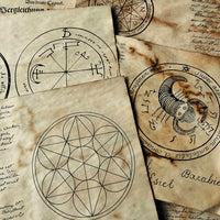 Vintage Coffee Dyed Paper for Dark Magic Junk Journals | Stamprints