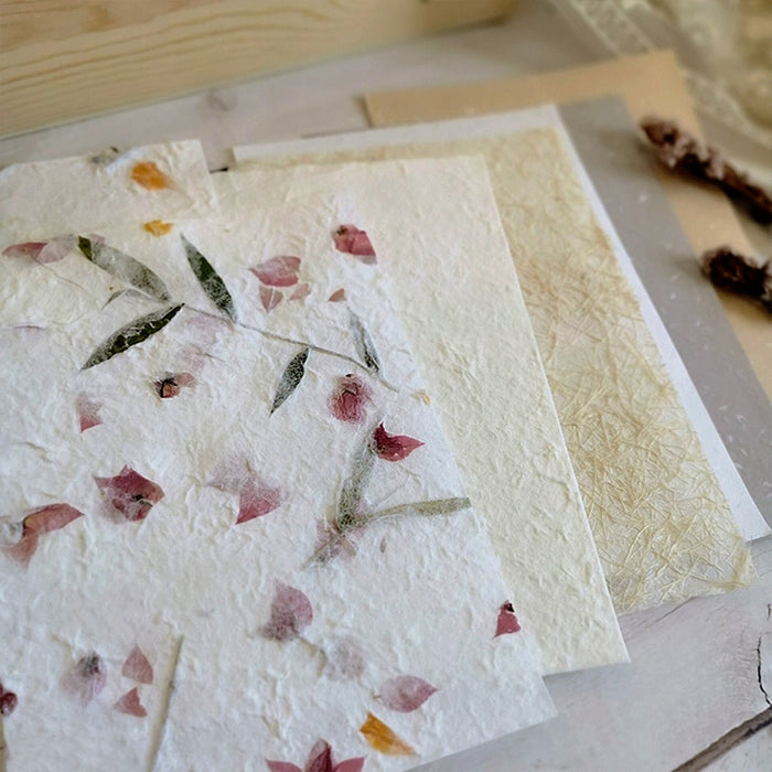 Petal Rice Paper Craft Supplies | Handmade Journal Materials