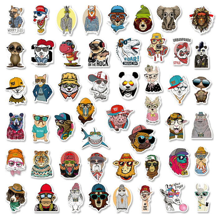 Early Childhood Educational Cartoon Fun Animal Sticker-Deco Stickers ...