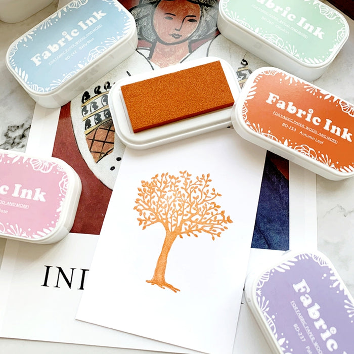 Oil-Based Fabric Ink Pad - Rubber Stamp Inking Stamp Pad | Stamprints