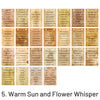 Vintage Floral Text Strip Scrapbook Paper Book | Stamprints