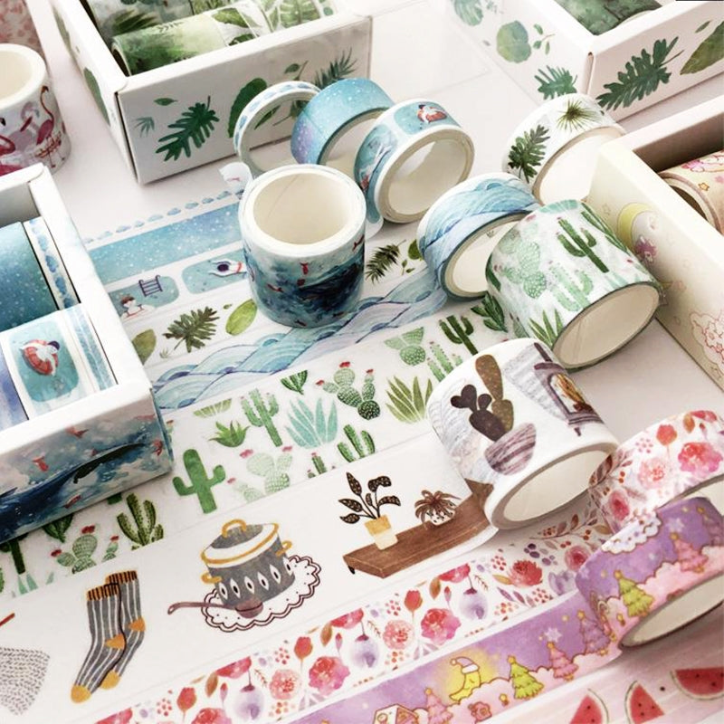 Girl Colored Tape | Cute & Colorful Washi Tape for Crafts