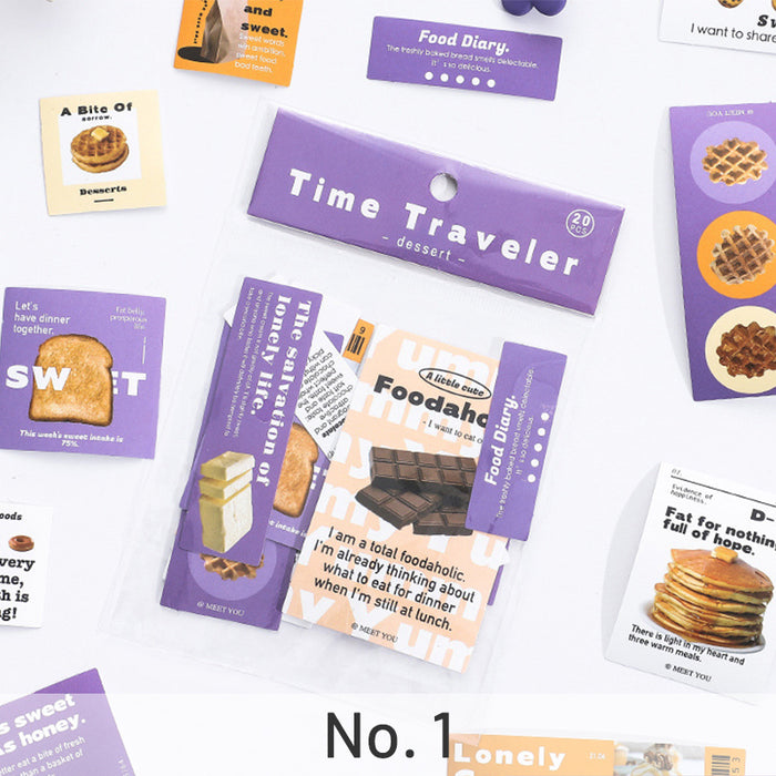 Ins Style Time Traveler Sticker Pack- Journal Deco Stickers|Stamprints