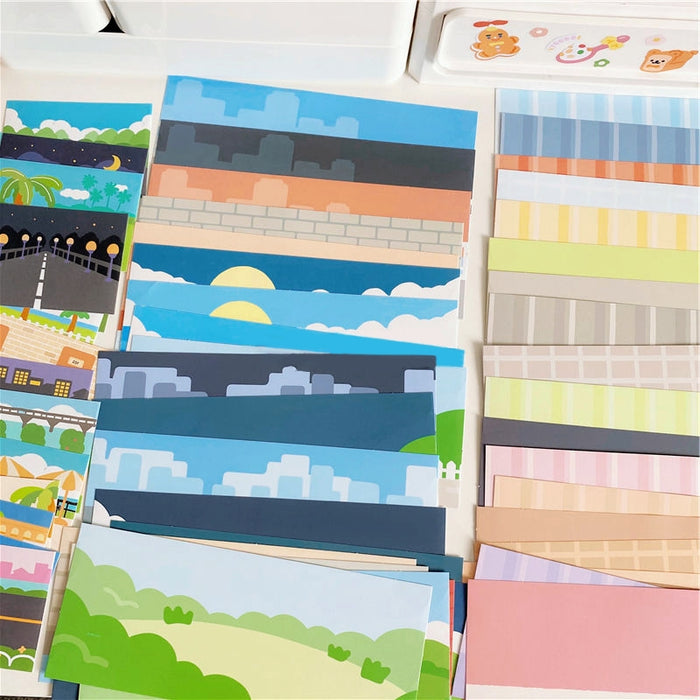 Jungle Background Landscaping Sticker - Stamprints