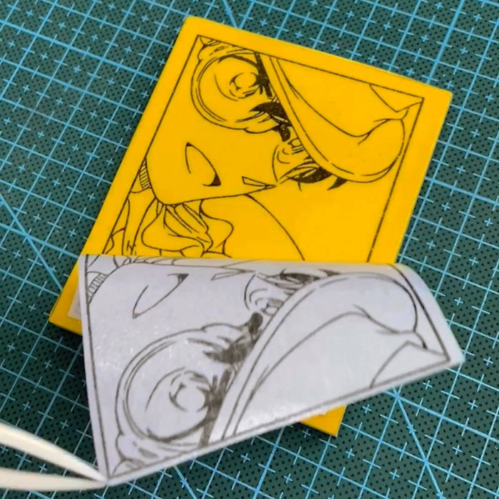 Laser Printing Rubber Stamp Animation Material Paper - Journal - Stamp