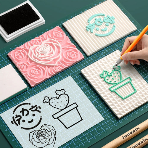 Laser Printing Rubber Stamp Animation Material Paper - Journal - Stamp
