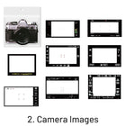 Retro Life Film Camera Photo Frame Clear Paper Pack | Stamprints