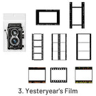 Retro Life Film Camera Photo Frame Clear Paper Pack | Stamprints