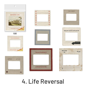 Retro Life Film Camera Photo Frame Clear Paper Pack | Stamprints