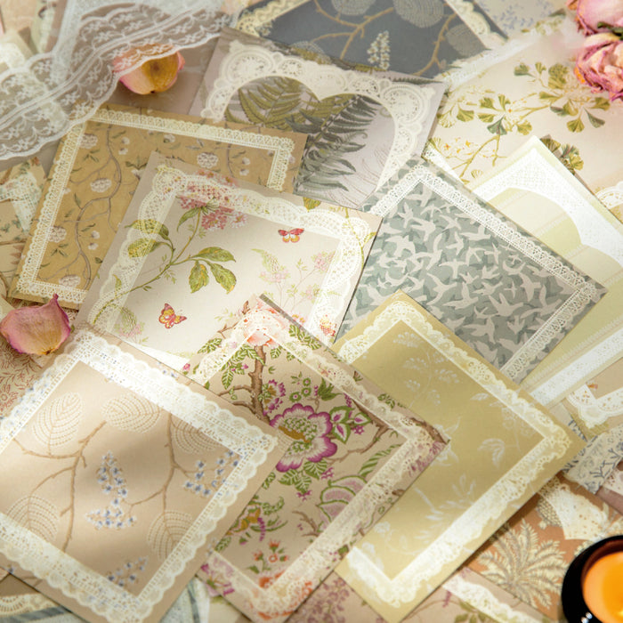 Lily of the Valley Vintage Plant Background Paper - Perfect for ...