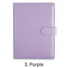 Minimalist PU Leather Macaron Notebook with Loose Leaf Design | Stamprints