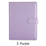 Minimalist PU Leather Macaron Notebook with Loose Leaf Design | Stamprints