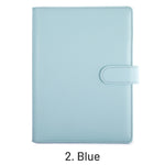 Minimalist PU Leather Macaron Notebook with Loose Leaf Design | Stamprints