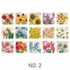 Vintage Floral Scrapbook Paper Book | Square Format | Stamprints