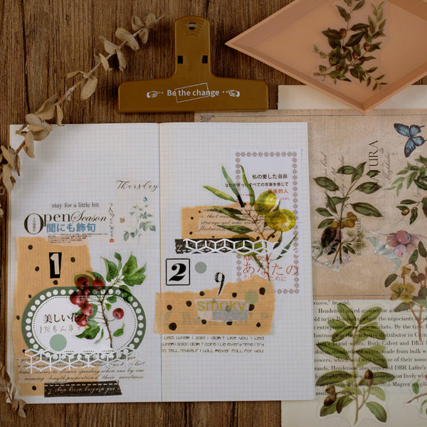 Nature Photobook PET Plant Journal Sticker Pack - Diary | Stamprints