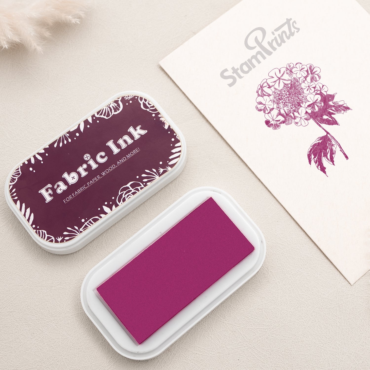 Oil-Based Fabric Ink Pads | Vibrant Stamp Inks