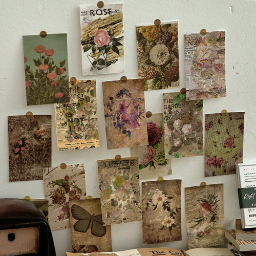 Old Memory Retro Note Paper Scrapbook Paper Book - Elevate Your ...