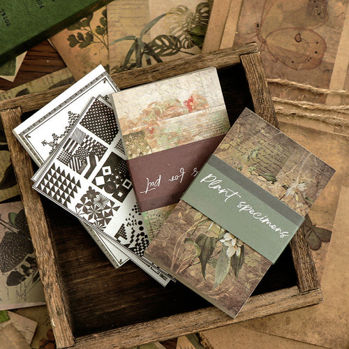 Old Memory Retro Note Paper Scrapbook Paper Book - Elevate Your ...