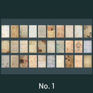 Retro Note Paper Scrapbook Collection | Old Memory Style by Stamprints