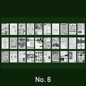 Retro Note Paper Scrapbook Collection | Old Memory Style by Stamprints