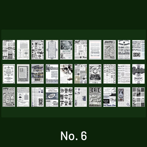 Old Memory Retro Note Paper Scrapbook Paper Book - Elevate Your ...