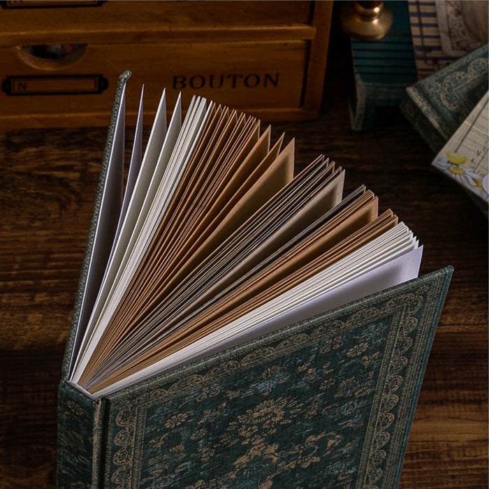 Old Times Vintage Art Scrapbook Notebook-Hardcover Journal|Stamprints