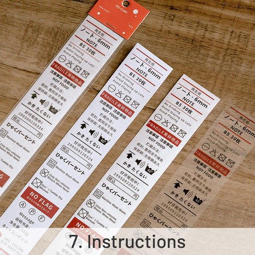 Receipt Printer Multi-Material Long Strip Tape Stickers - Perfect for ...
