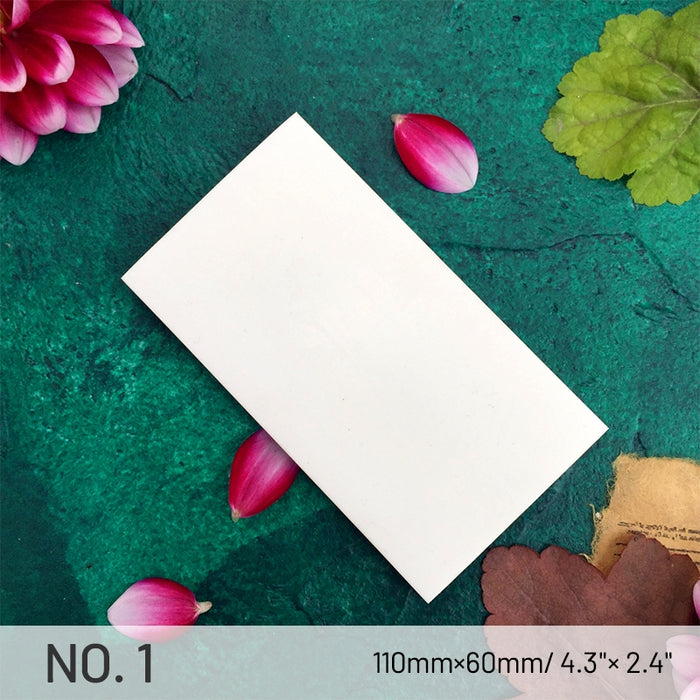White Rectangle DIY Rubber Stamp Carving Block - Create Unique Rubber ...