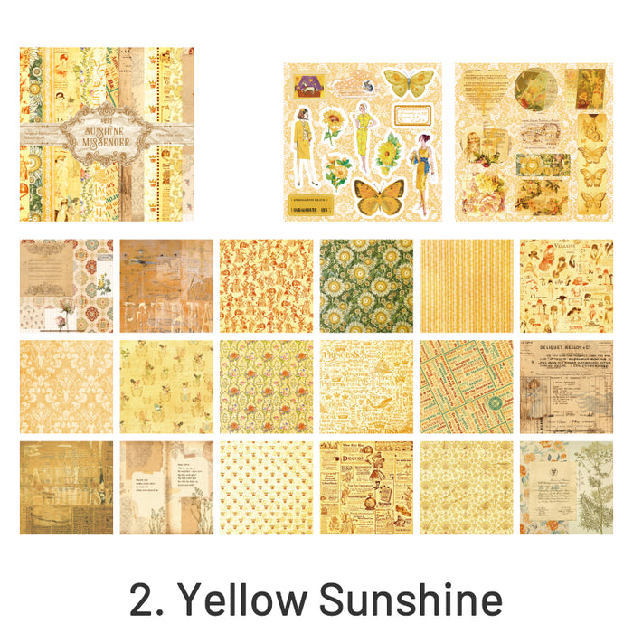 Refreshing Retro Background Decorative Sticker Book-Deco | Stamprints