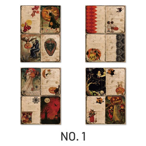 Retro Dark Halloween Horror Journal Paper | Stamprints