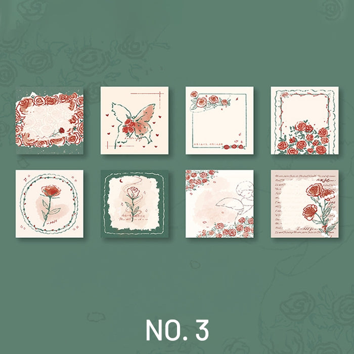 Literary Rose & Universe Boxed Note Paper - Memo & Message|Stamprints